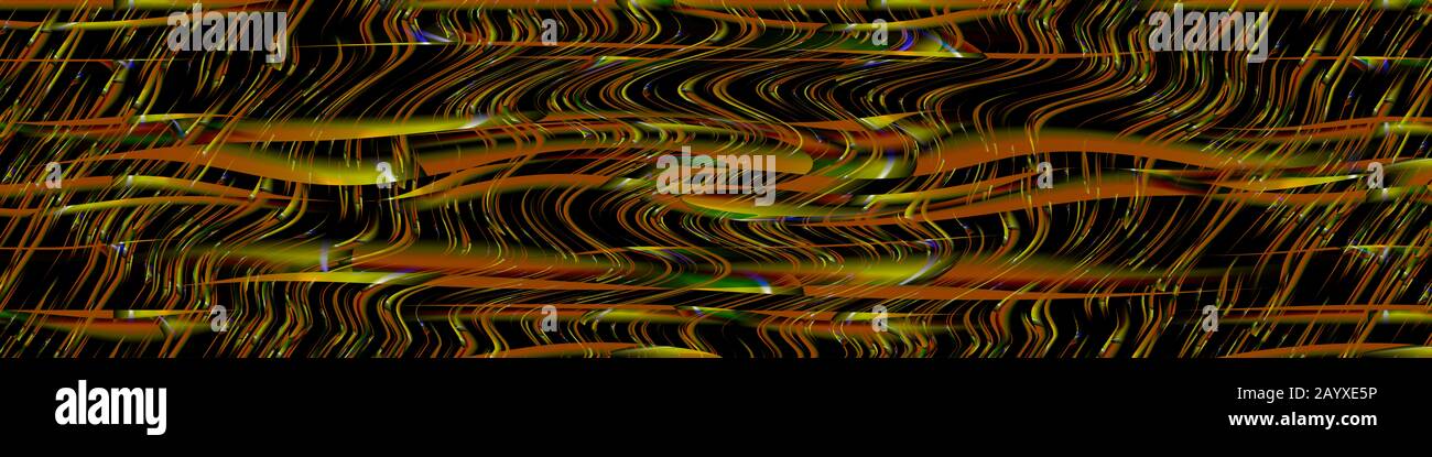 Digital art, high resolution panoramic abstract objects with soft ...