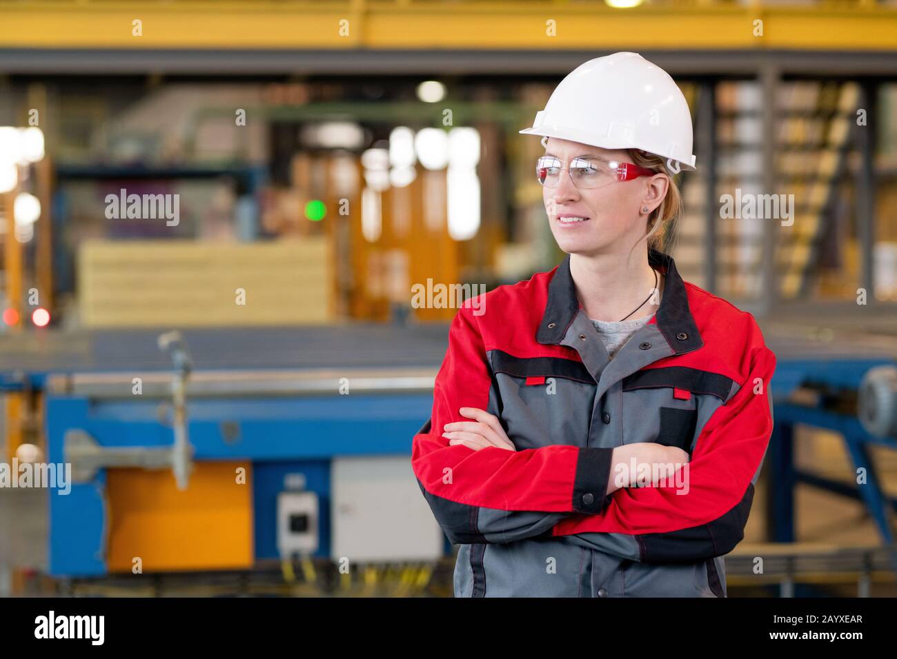 Attractive female engineer caucasian ethnicity hi-res stock photography ...