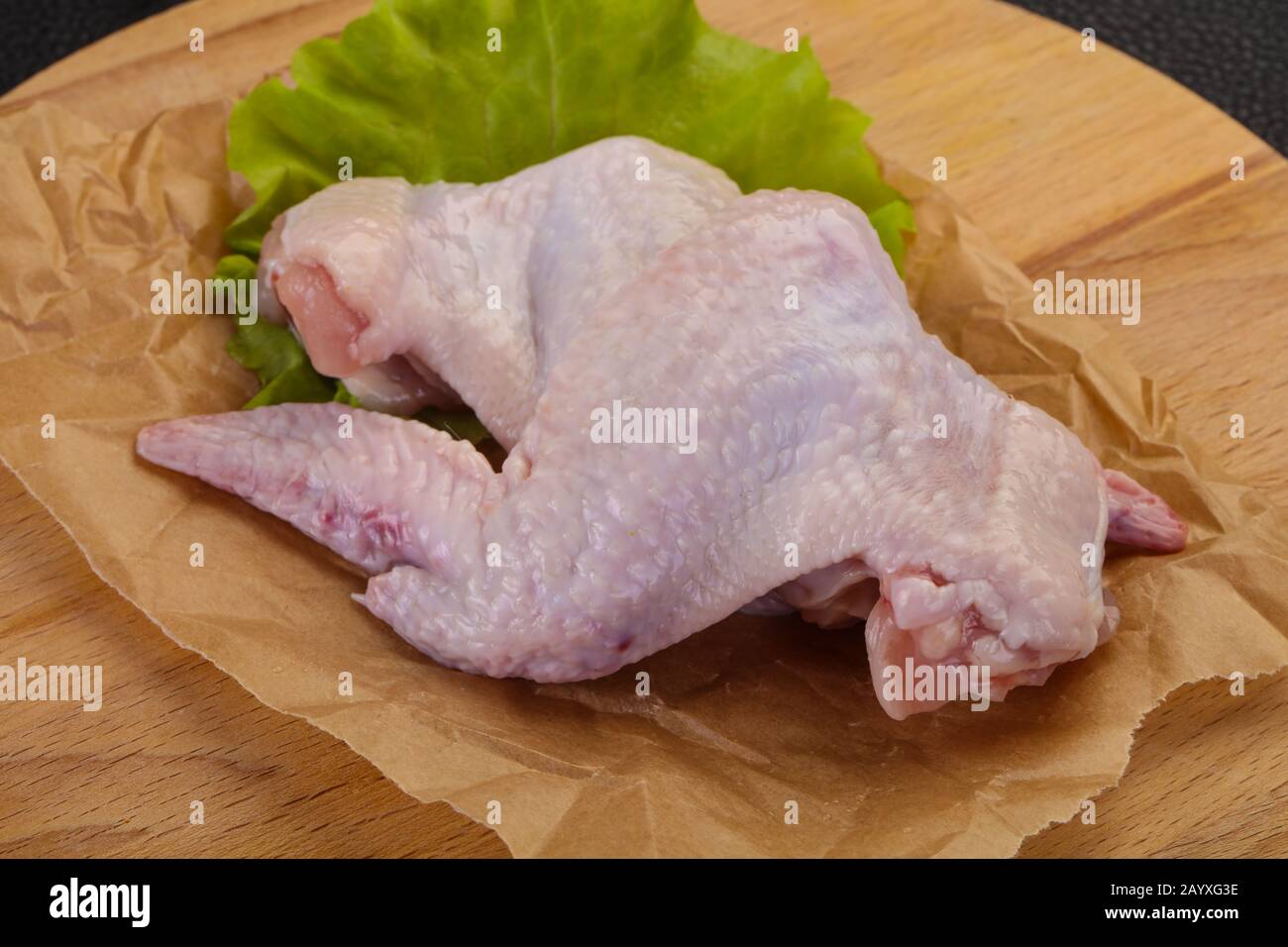Raw chicken wings ready for cooking Stock Photo - Alamy