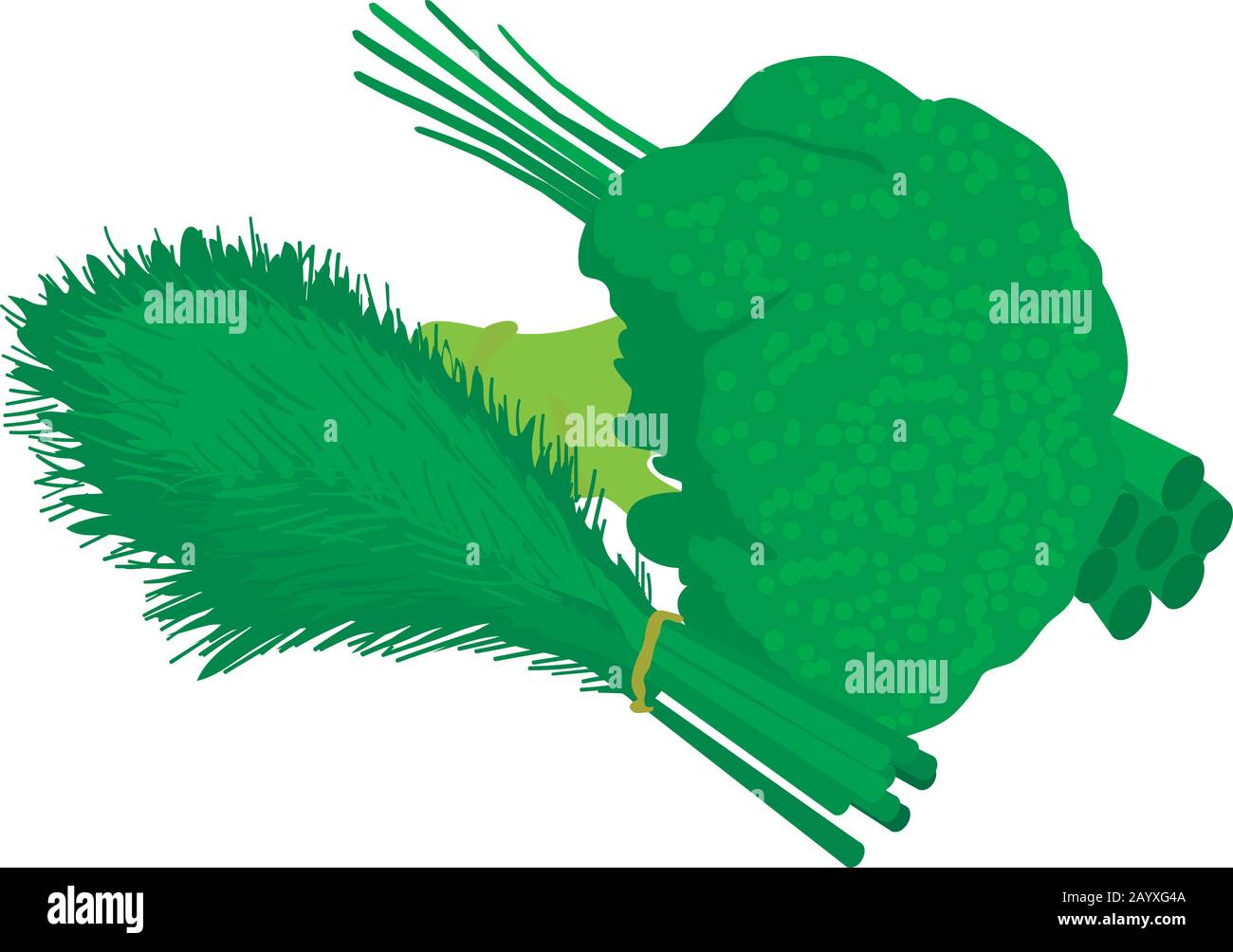 Welsh leek symbol Stock Vector Images - Alamy