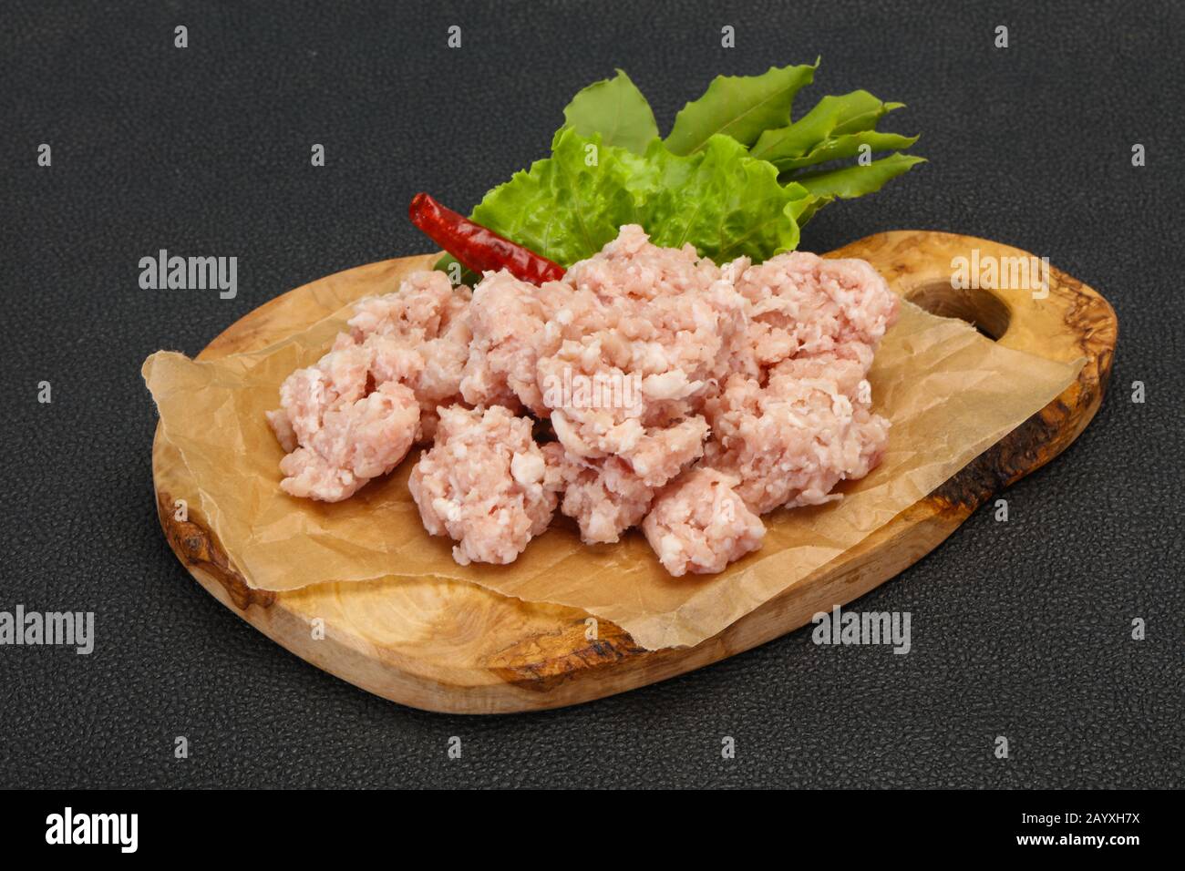 Homemade pork minced meat ready for cooking Stock Photo - Alamy