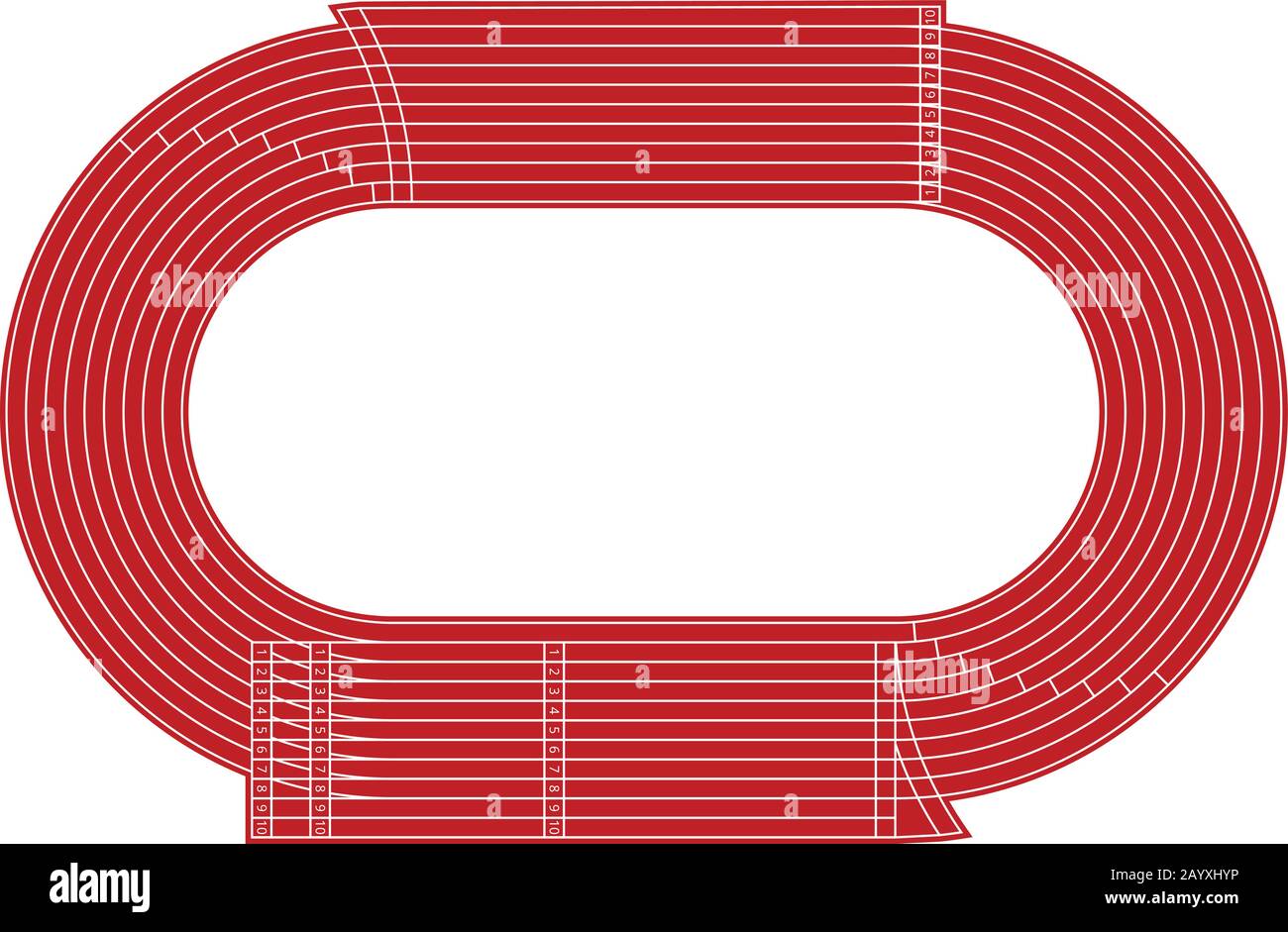 Athletics Running Track