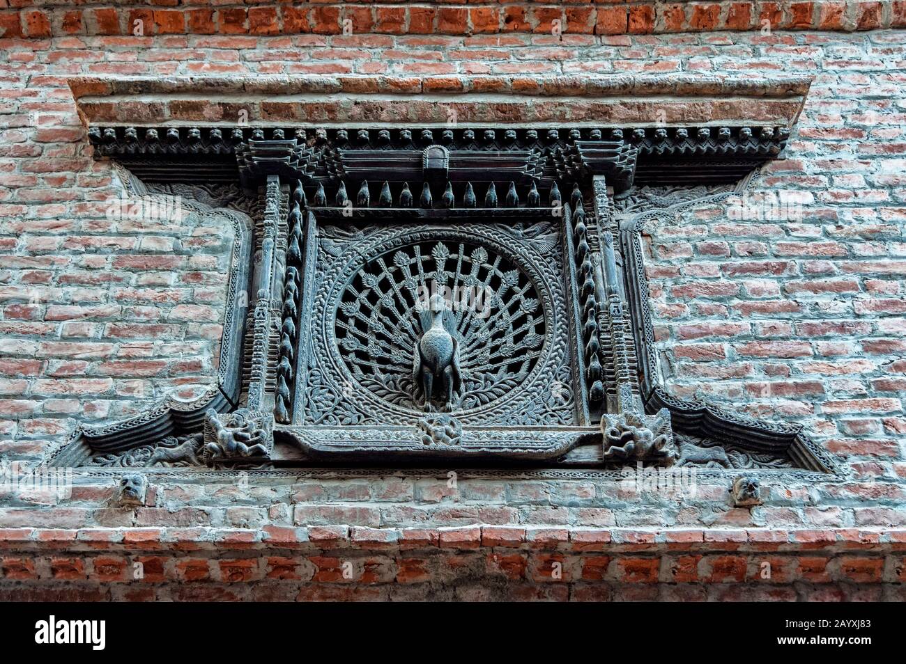 Newari style door hi-res stock photography and images - Alamy