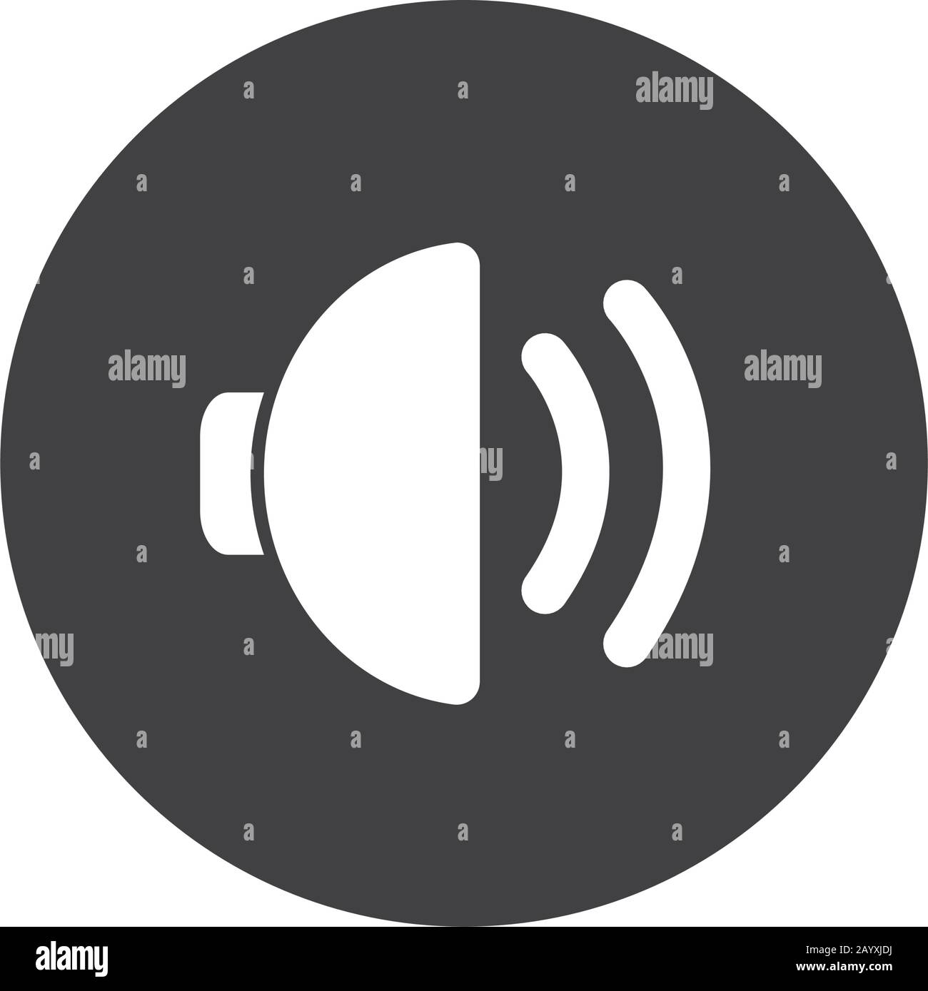 Volume block flat style icon design, Social media multimedia ...