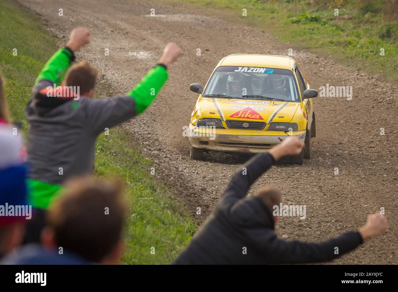 Sveta Nedjelja, Croatia - November 24, 2019. 10th Rally Show Santa ...