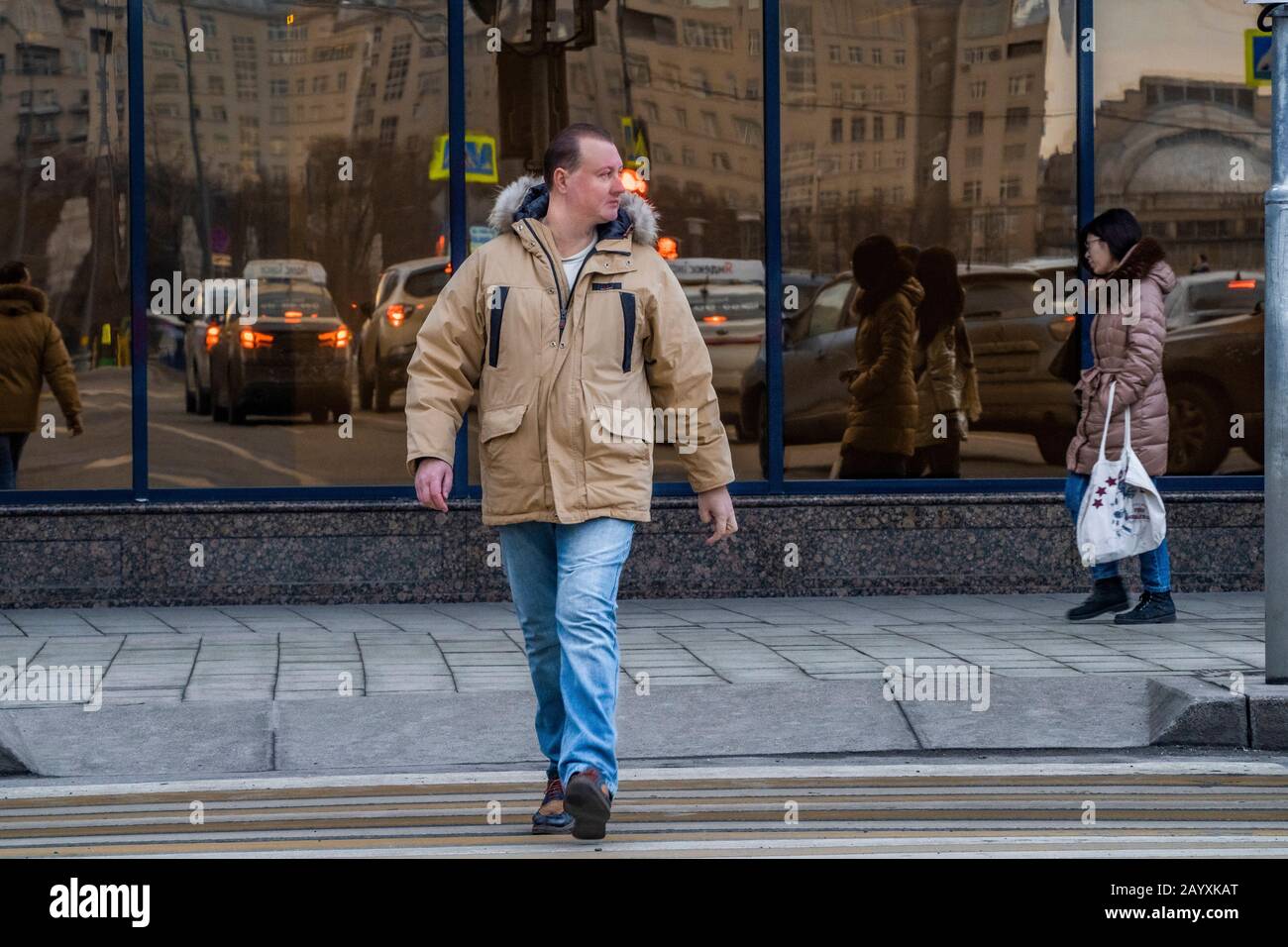 People on the streets of Moscow, Russia Stock Photo - Alamy