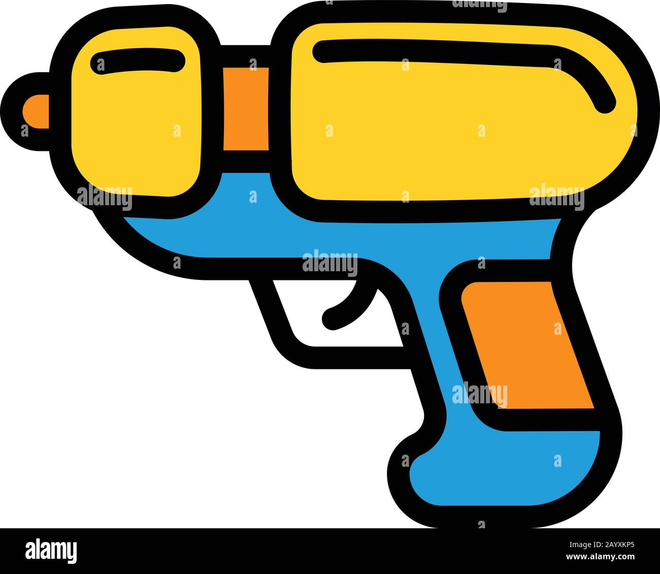 Water blaster icon. Outline water blaster vector icon for web design ...
