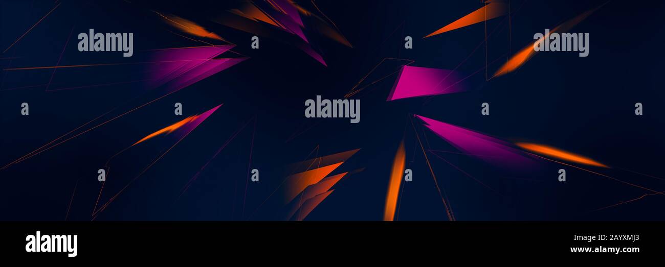 Abstract modern trendy web banner design for header and assorted ...