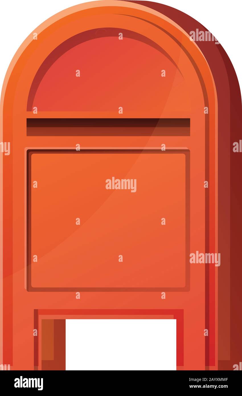 Contact mailbox icon. Cartoon of contact mailbox vector icon for web ...