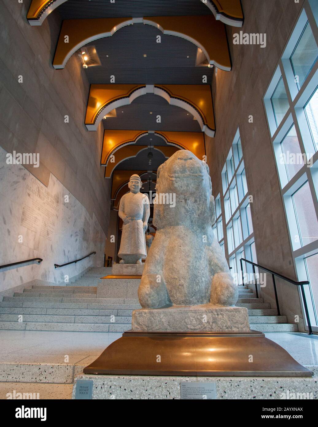 The Art Ladder: the main staircase of the 1991 Venturi building with ...