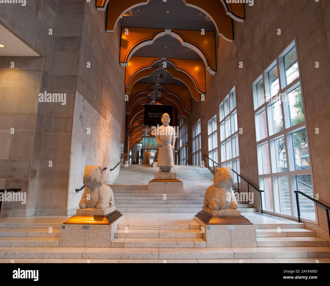 The Art Ladder: the main staircase of the 1991 Venturi building with ...