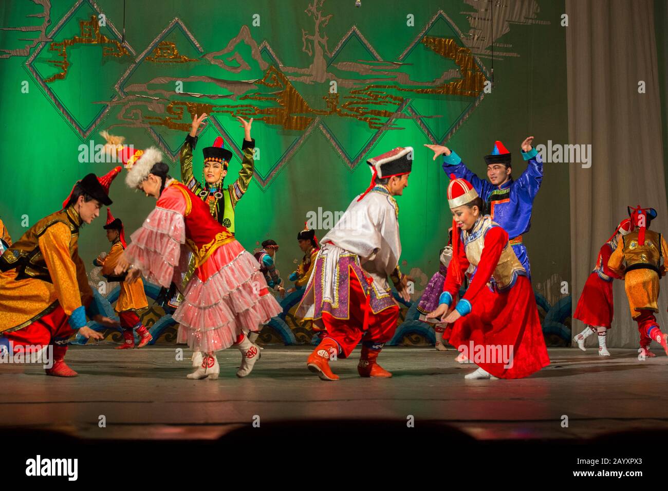 Cultural dance performance at the National Academic Drama Theatre ...