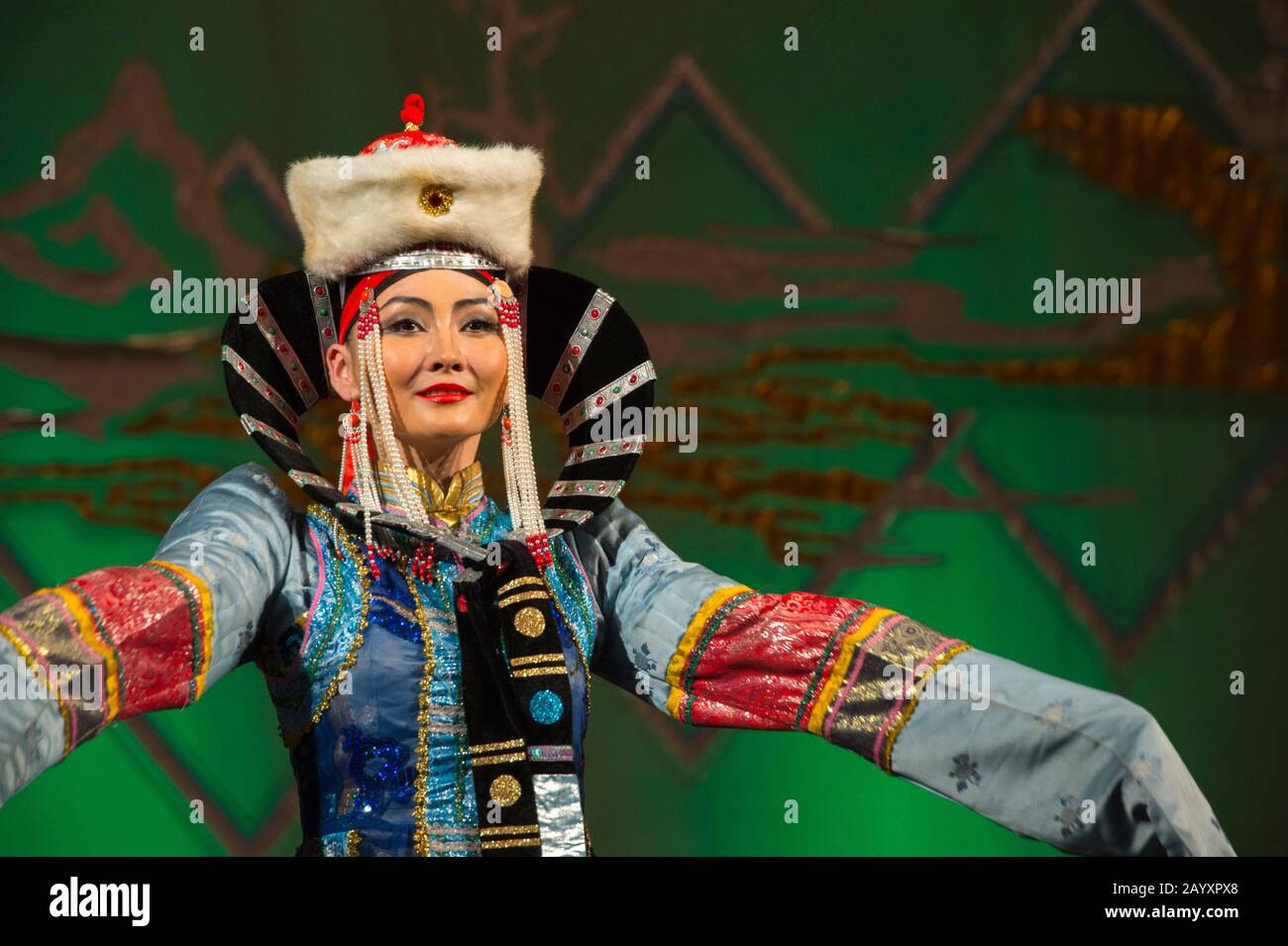 Traditional dance performance at the National Academic Drama Theatre ...