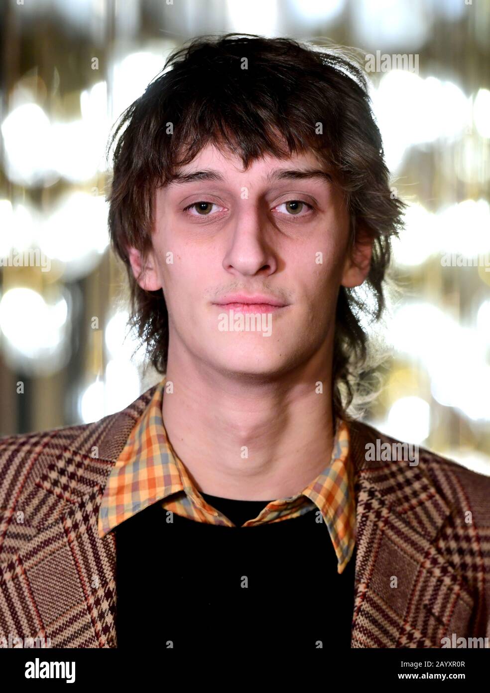 Louis Hewison attending the UK Premiere of True History of the Kelly ...