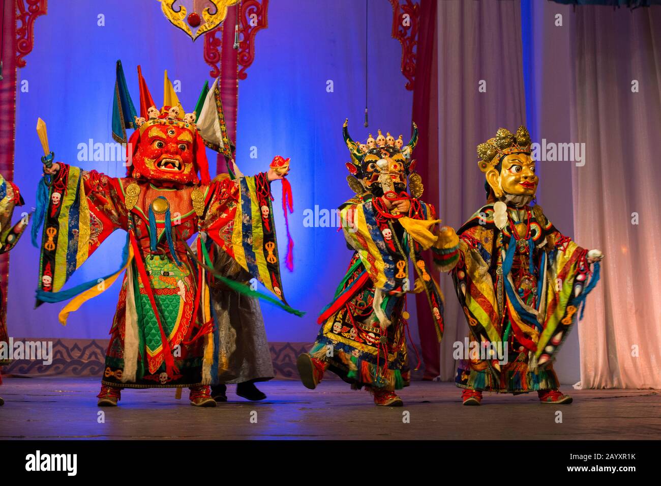 Mongolian mask hi-res stock photography and images - Alamy