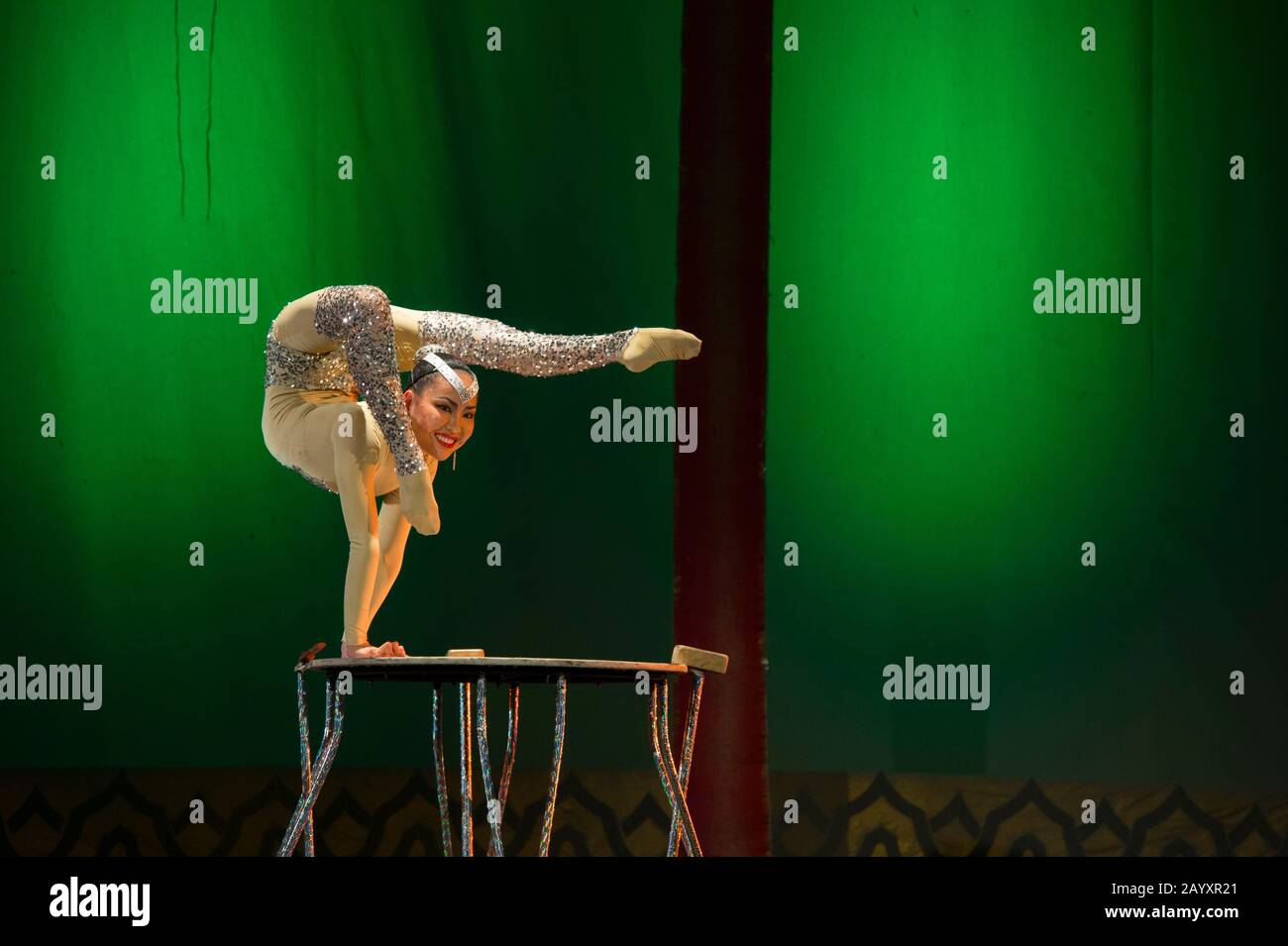Mongolian contortionist hi-res stock photography and images - Alamy