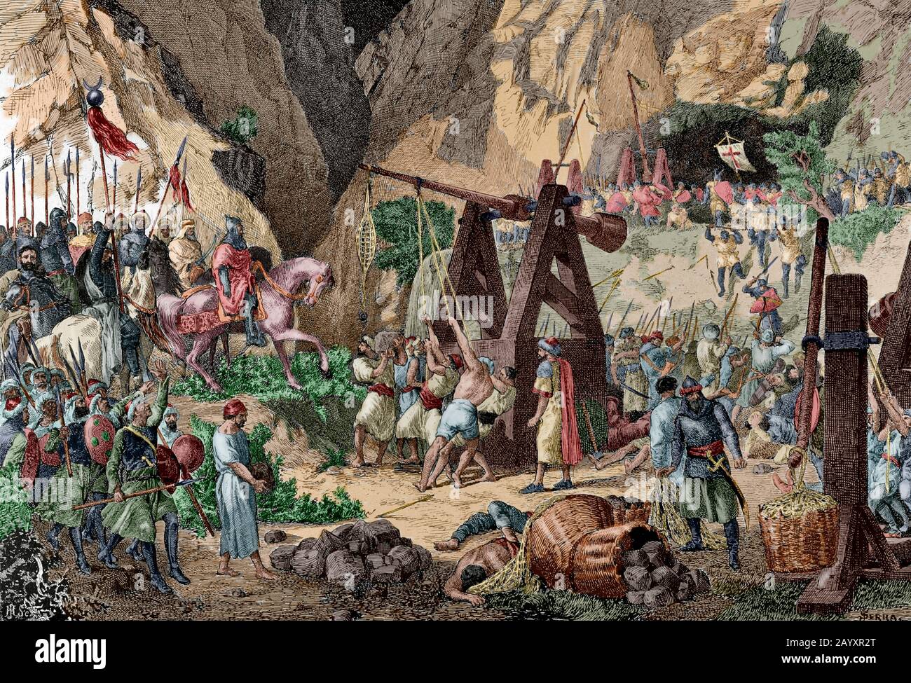 History of Spain. Battle of Covadonga, 722. It was the first victory ...