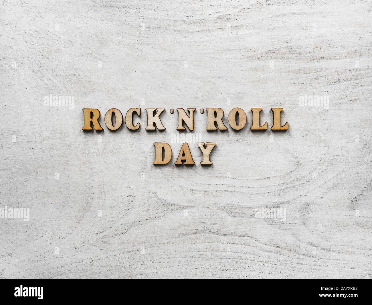 Happy ROCK 'N' ROLL DAY. Beautiful card Stock Photo - Alamy