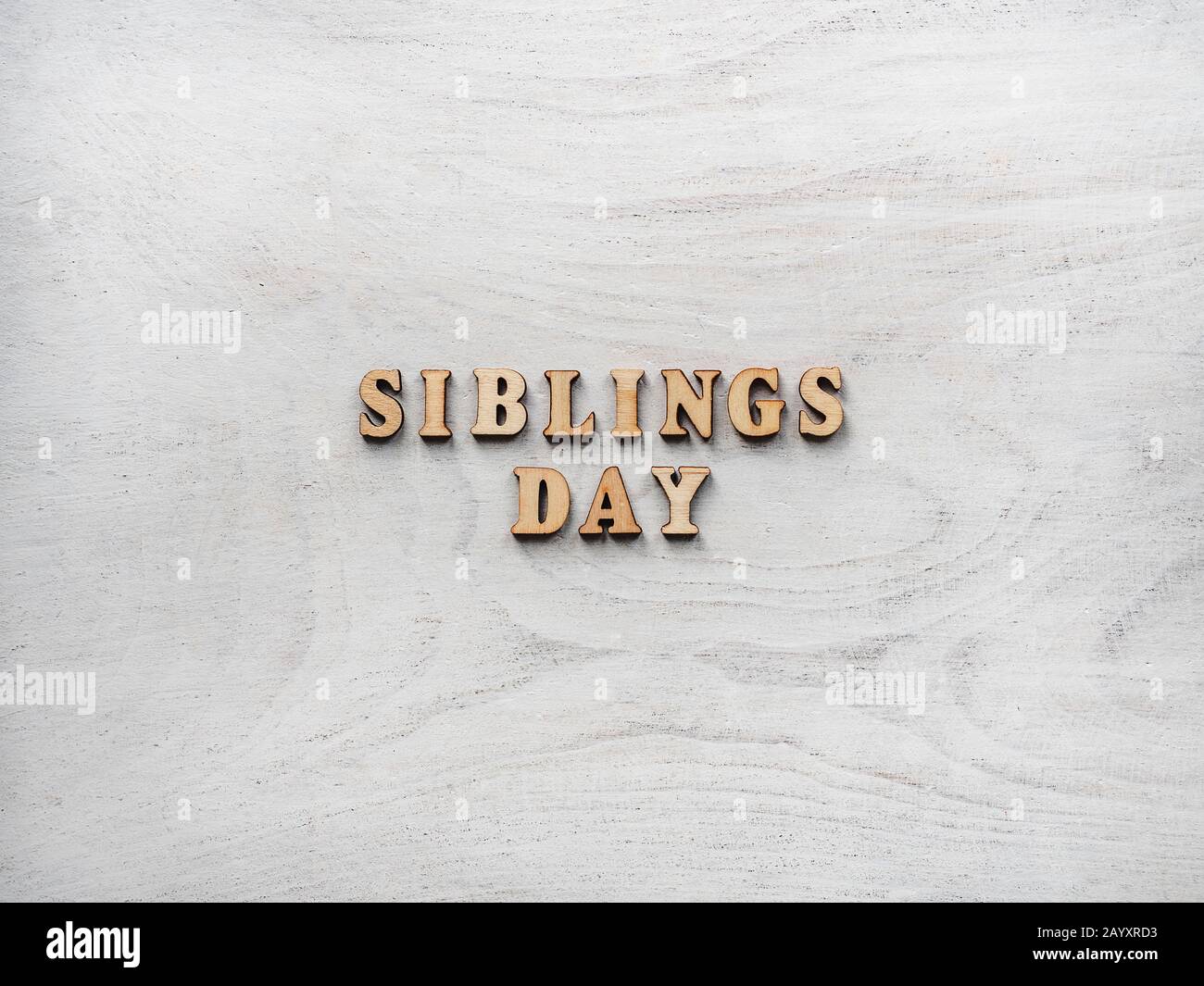 Happy SIBLING DAY. Beautiful card Stock Photo - Alamy