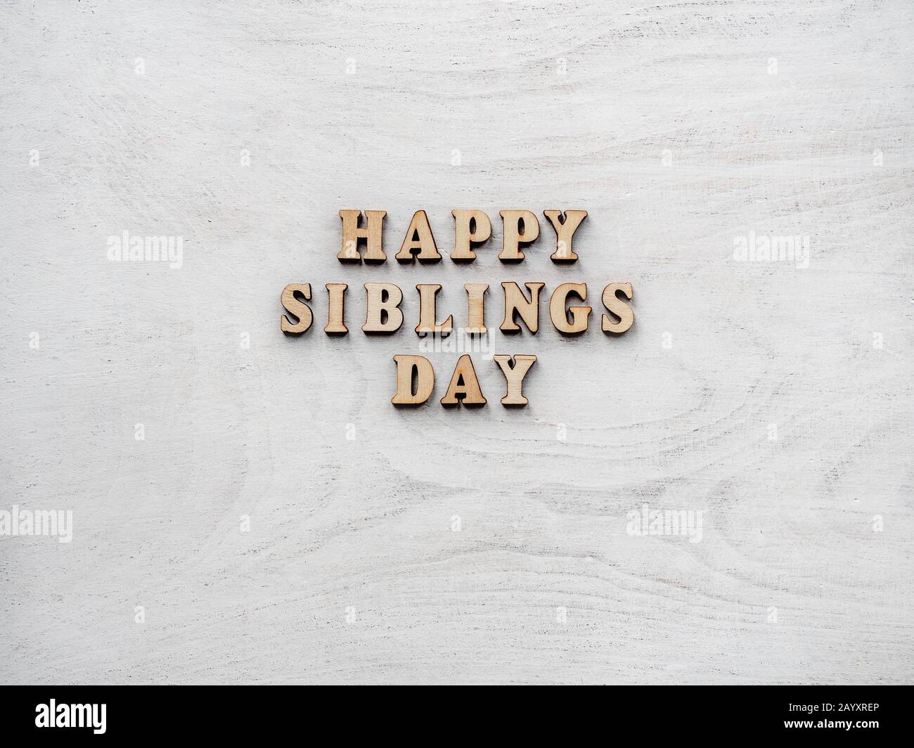 Happy SIBLING DAY. Beautiful card Stock Photo - Alamy
