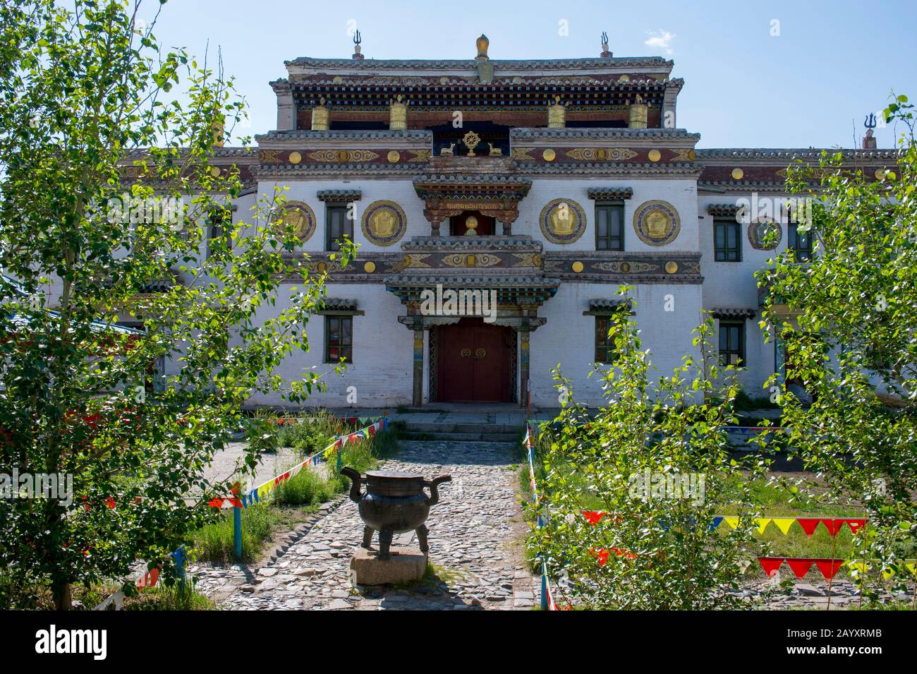 The Temple of Lavran at the Erdene Zuu monastery in Kharakhorum ...