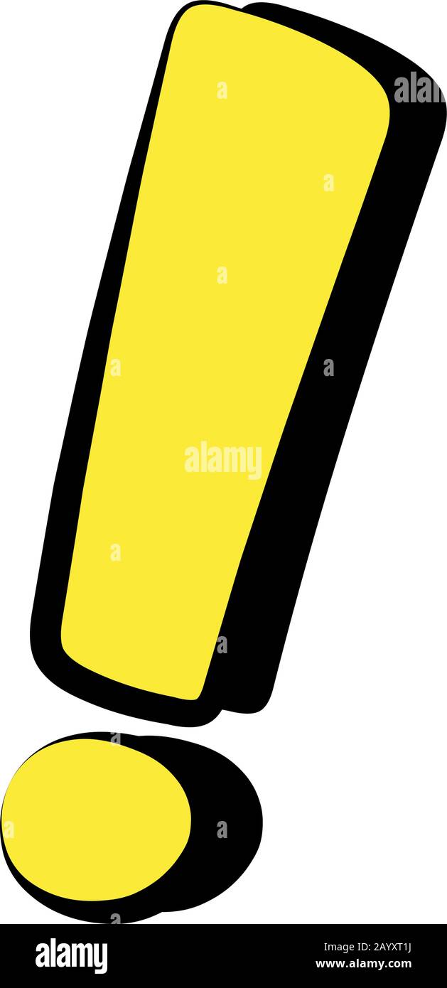 Comic exclamation mark hi-res stock photography and images - Alamy