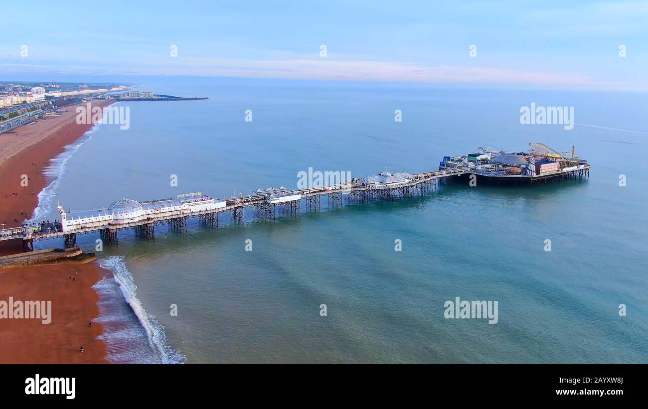 Brighton view approaching sea hi-res stock photography and images - Alamy