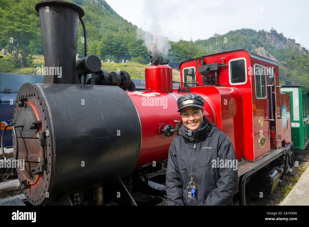 Female train conductor south america hi-res stock photography and ...