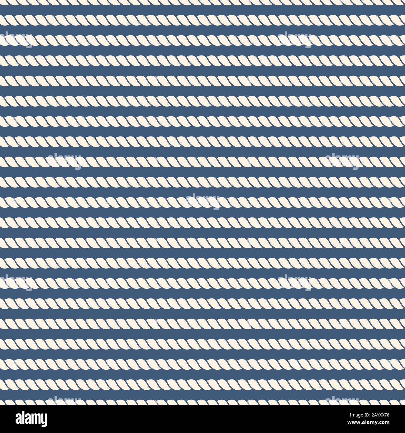 Striped nautical ropes seamless background. Strong cable and simple ...