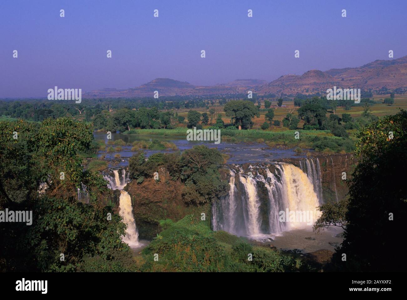 The Blue Nile Falls is a waterfall on the Blue Nile river near Bahar ...