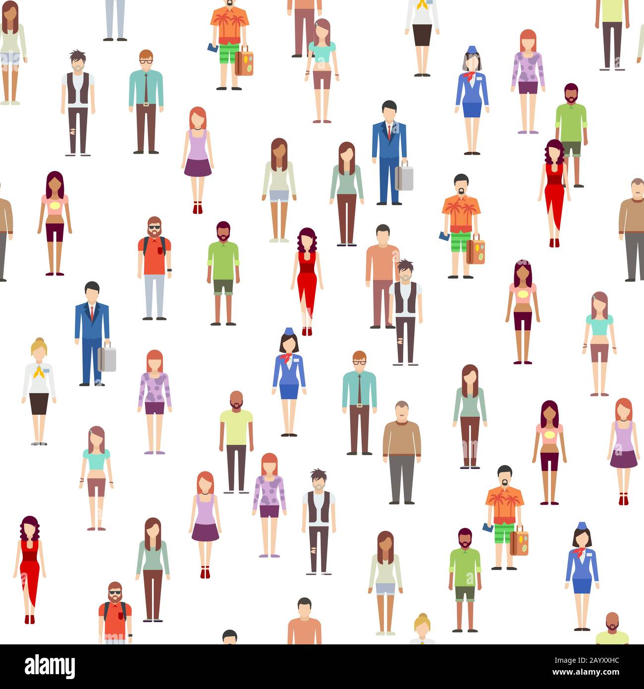 Repetition of person Stock Vector Images - Alamy