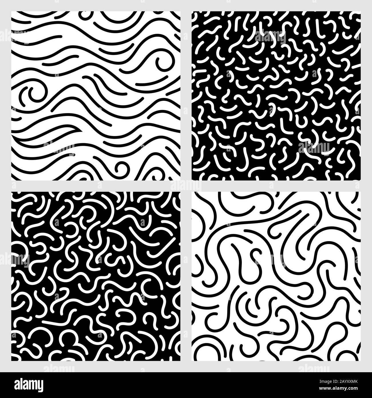 Simple linear black ink Stock Vector Images - Alamy
