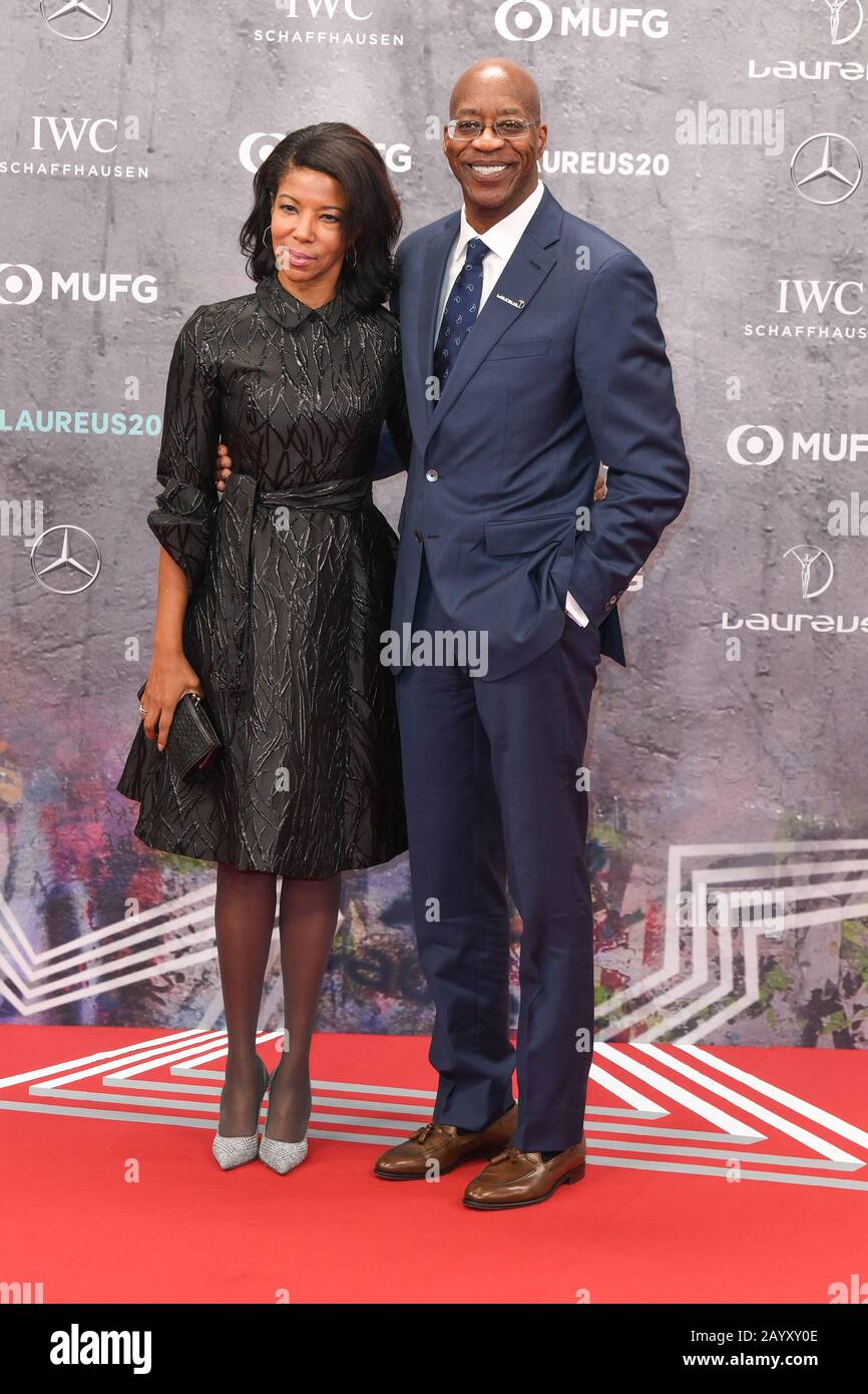 Berlin, Germany. 17th Feb, 2020. Edwin Moses, former US-American track ...