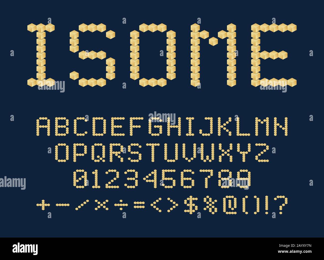Isometric 3d font design from the cubes alphabet letters and numbers ... Isometric 3d font design from the cubes alphabet letters and numbers ...