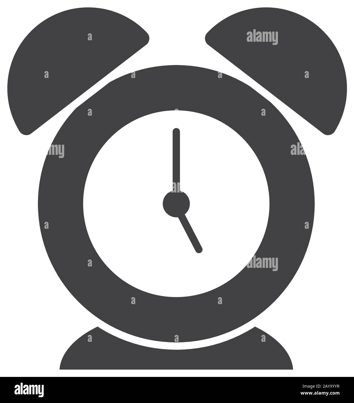 Clock instrument silhouette style icon design, Time tool watch second ...