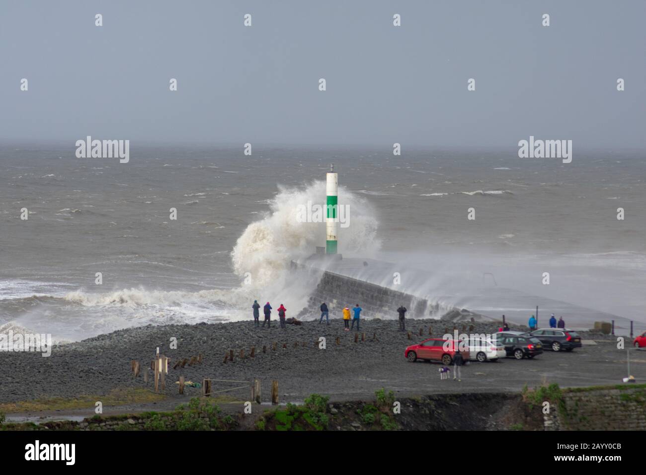 Gale force winds gusting at over 60mph and the morning’s high tide ...
