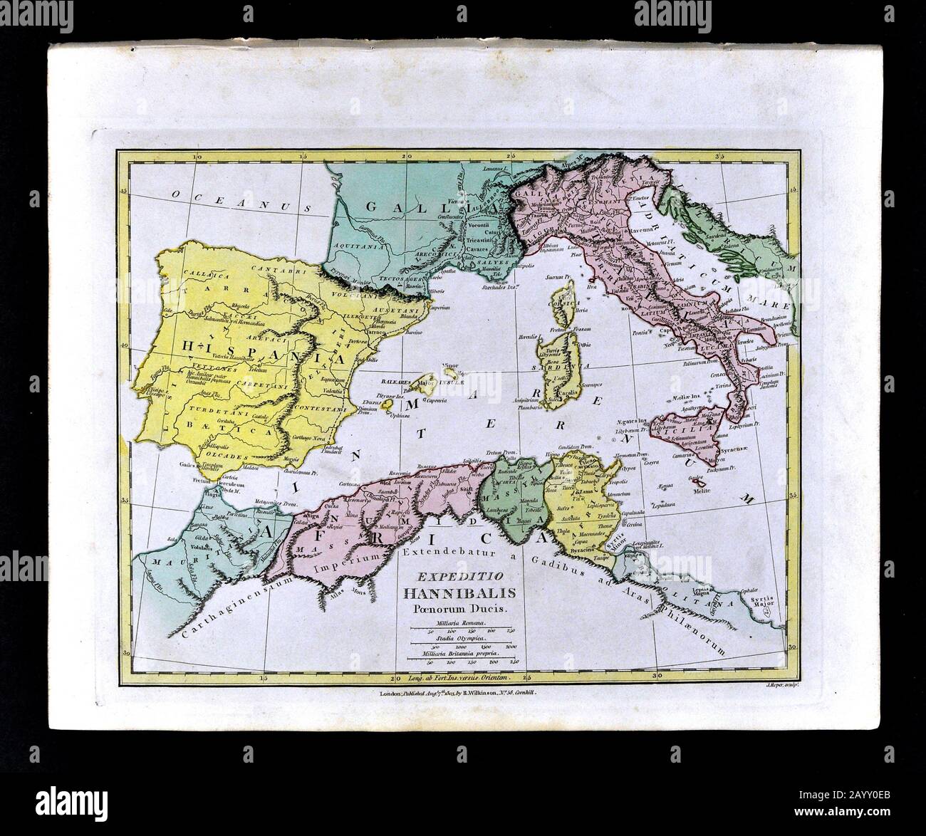 Map africa italy hi-res stock photography and images - Alamy