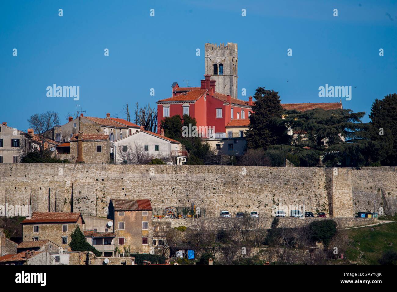 motovun is a small village in central istria (istra), croatia. city ...