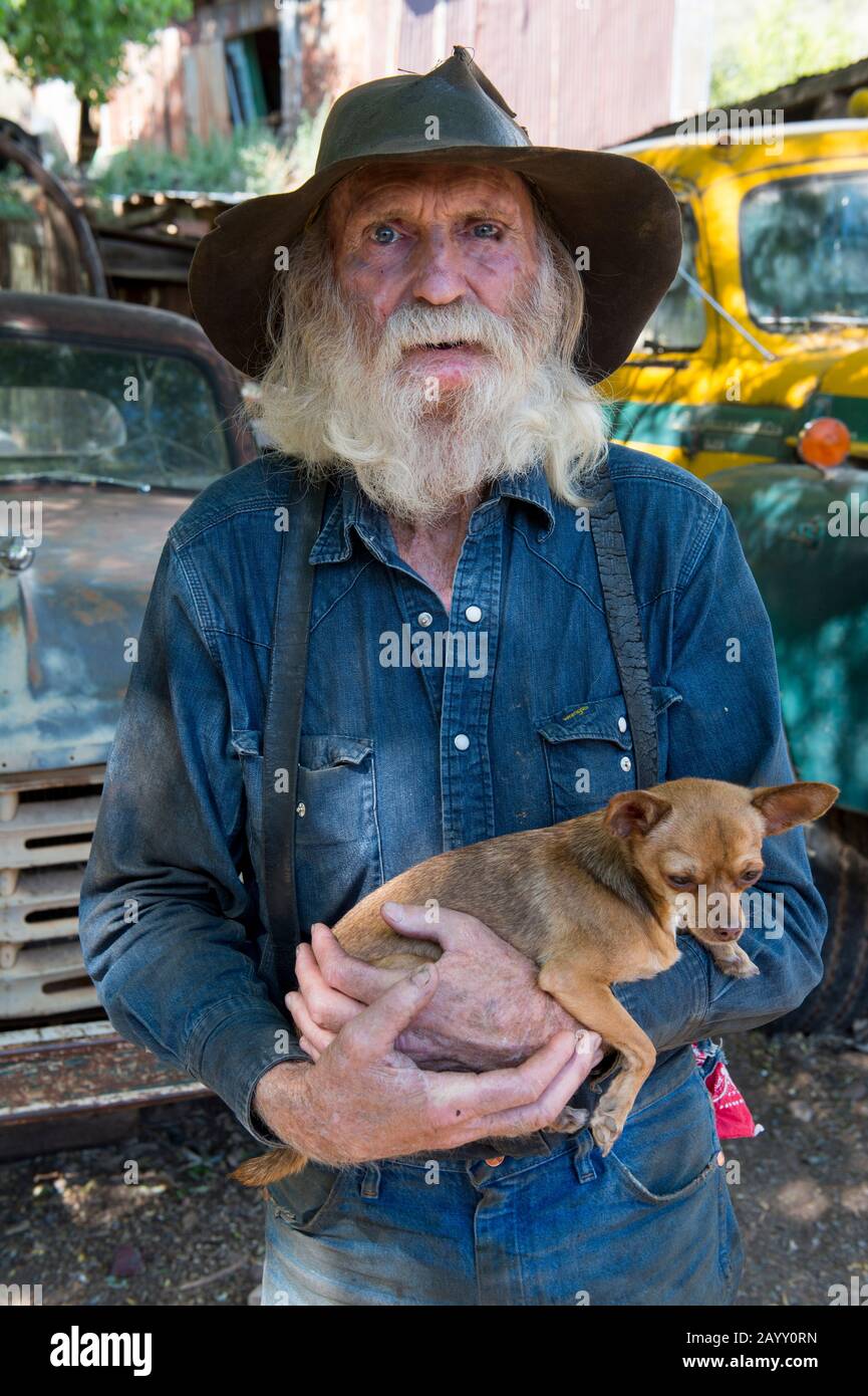 Portrait of Don Robertson, the owner and founder of the historic Gold ...