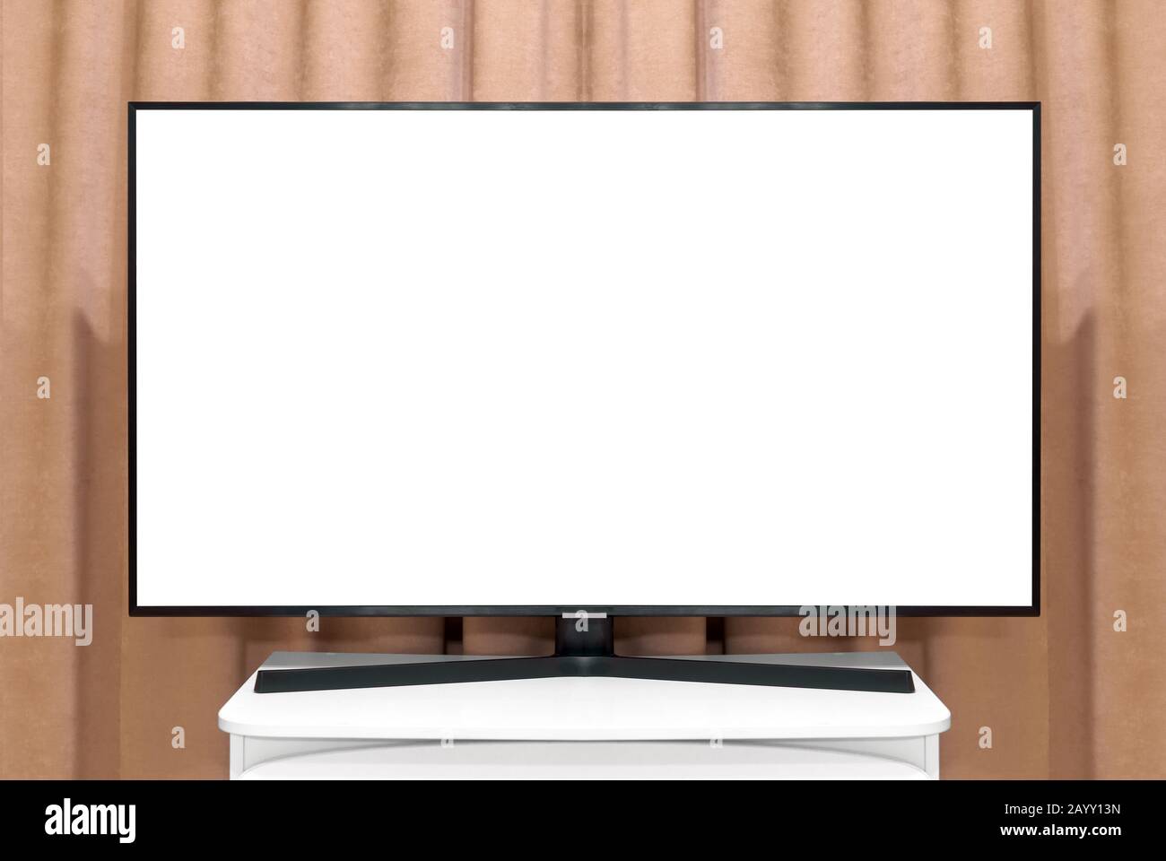 Modern LSD TV in the interior of the living room Stock Photo - Alamy