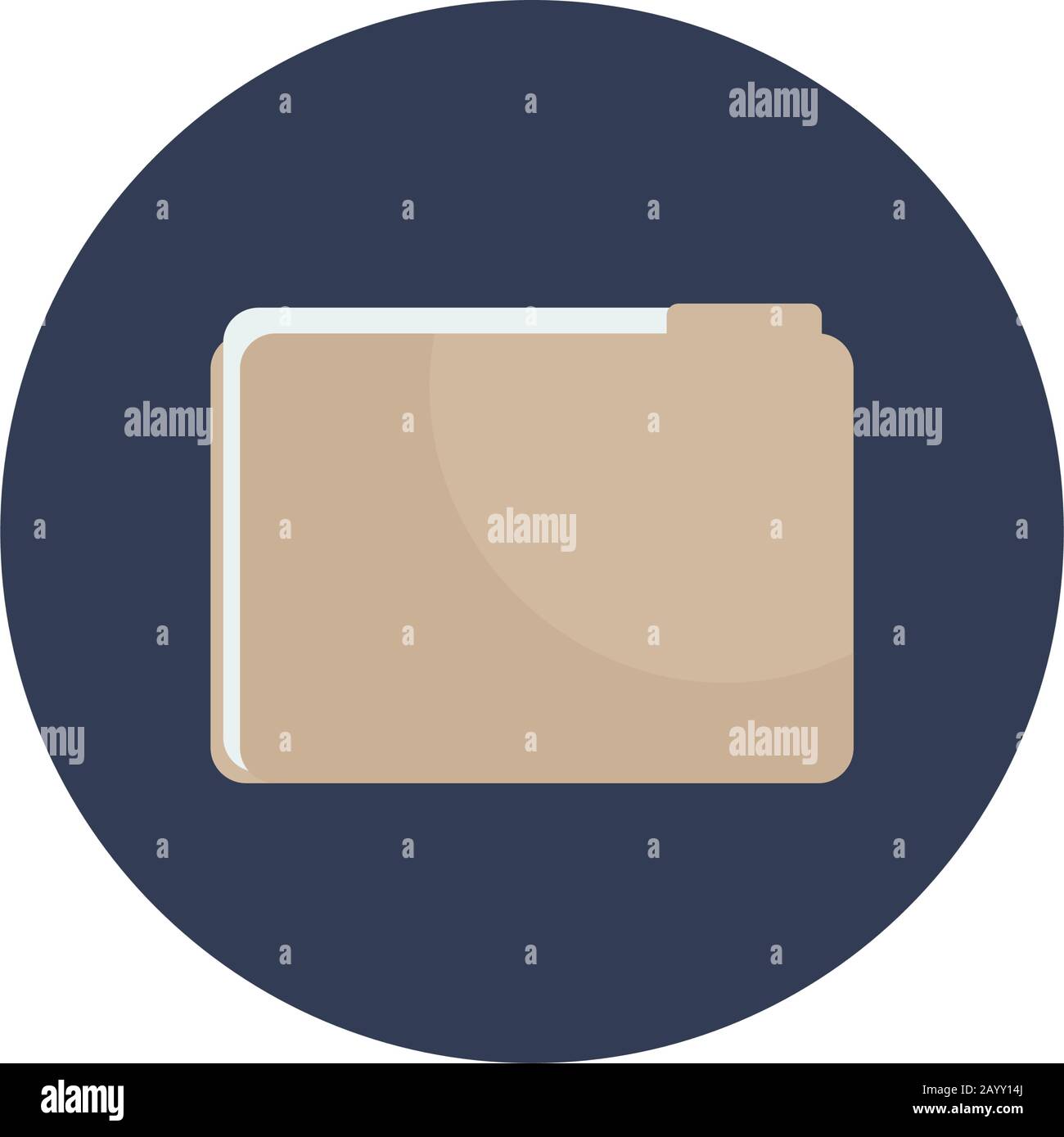 File flat block style icon design, Document data archive storage ...