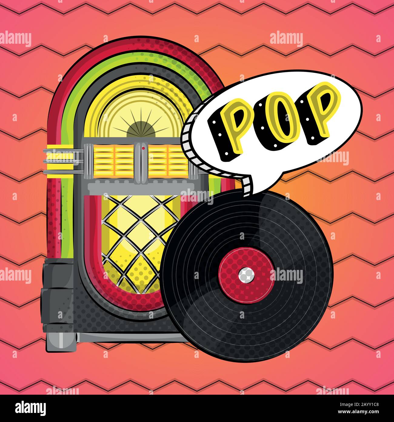 Pop art illustration Stock Vector Image & Art - Alamy