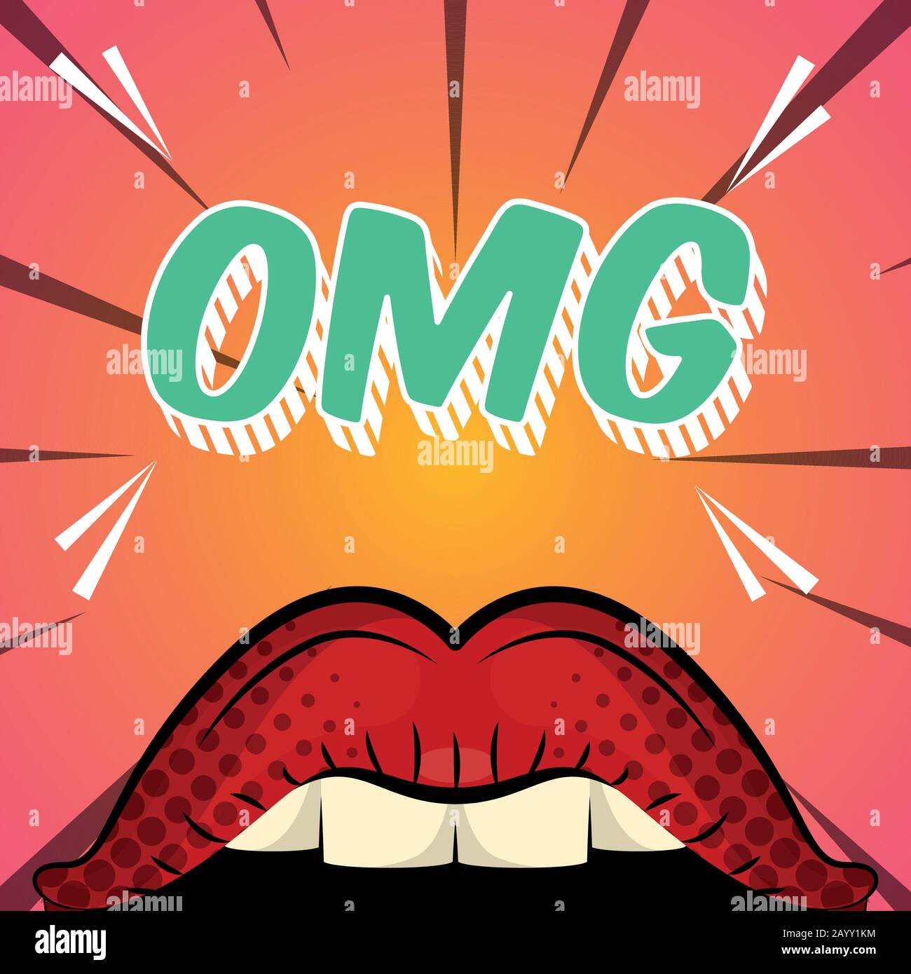 Pop art illustration Stock Vector Image & Art - Alamy