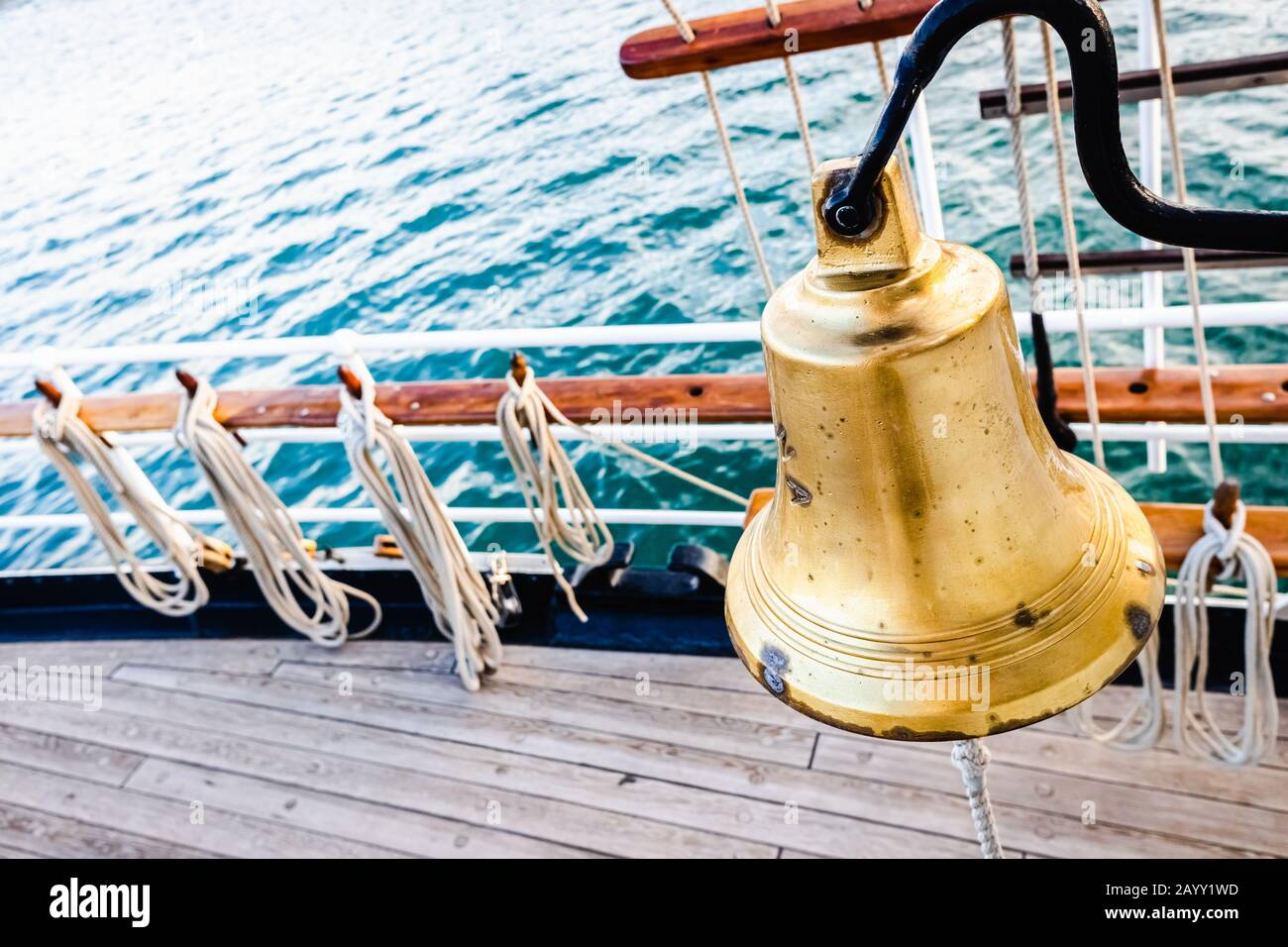 Golden ships bell hi-res stock photography and images - Alamy