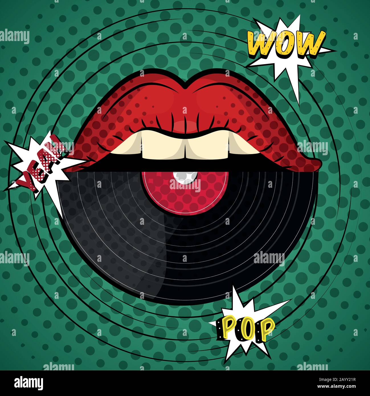 Pop art illustration Stock Vector Image & Art - Alamy