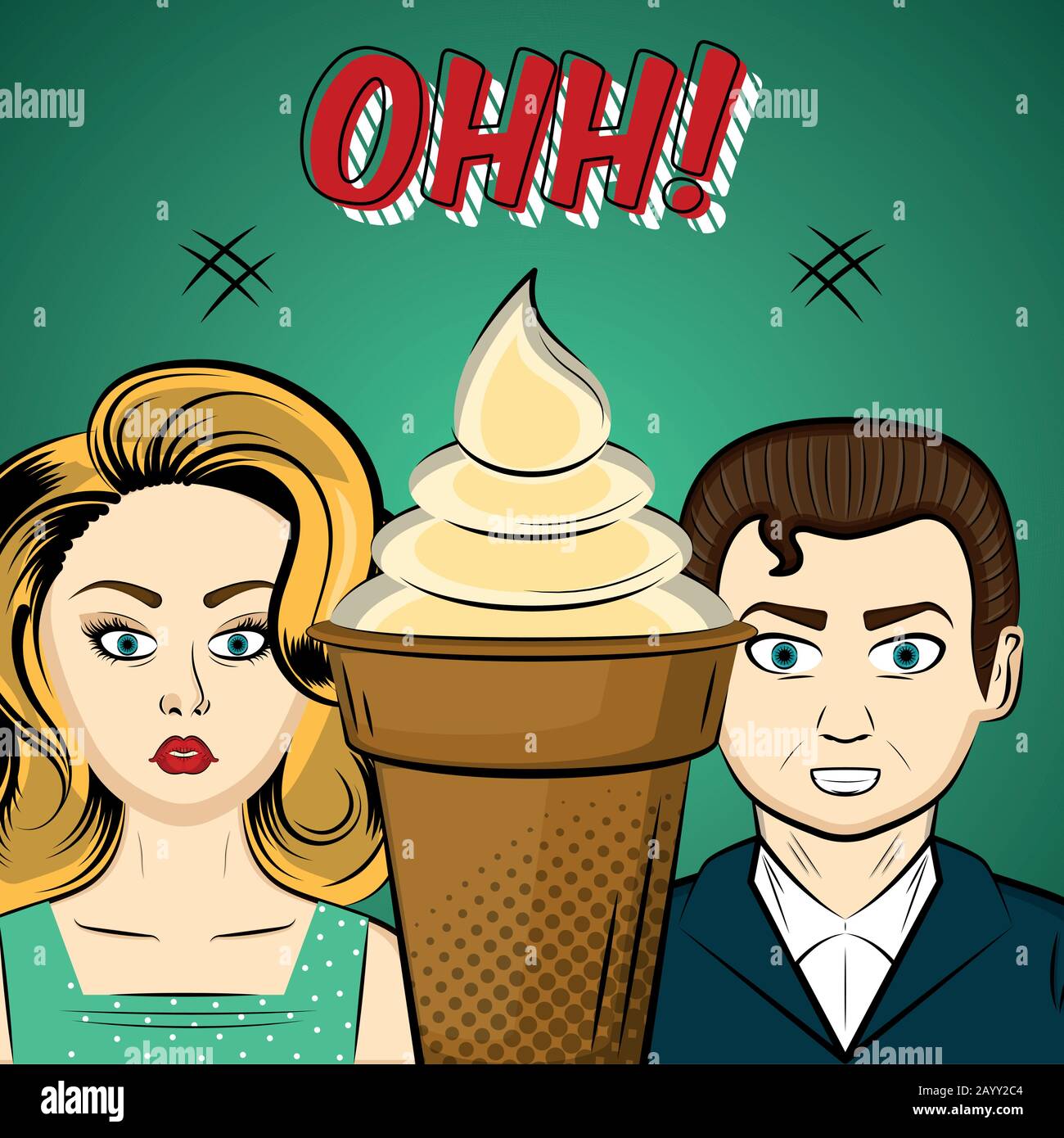 Pop art illustration Stock Vector Image & Art - Alamy