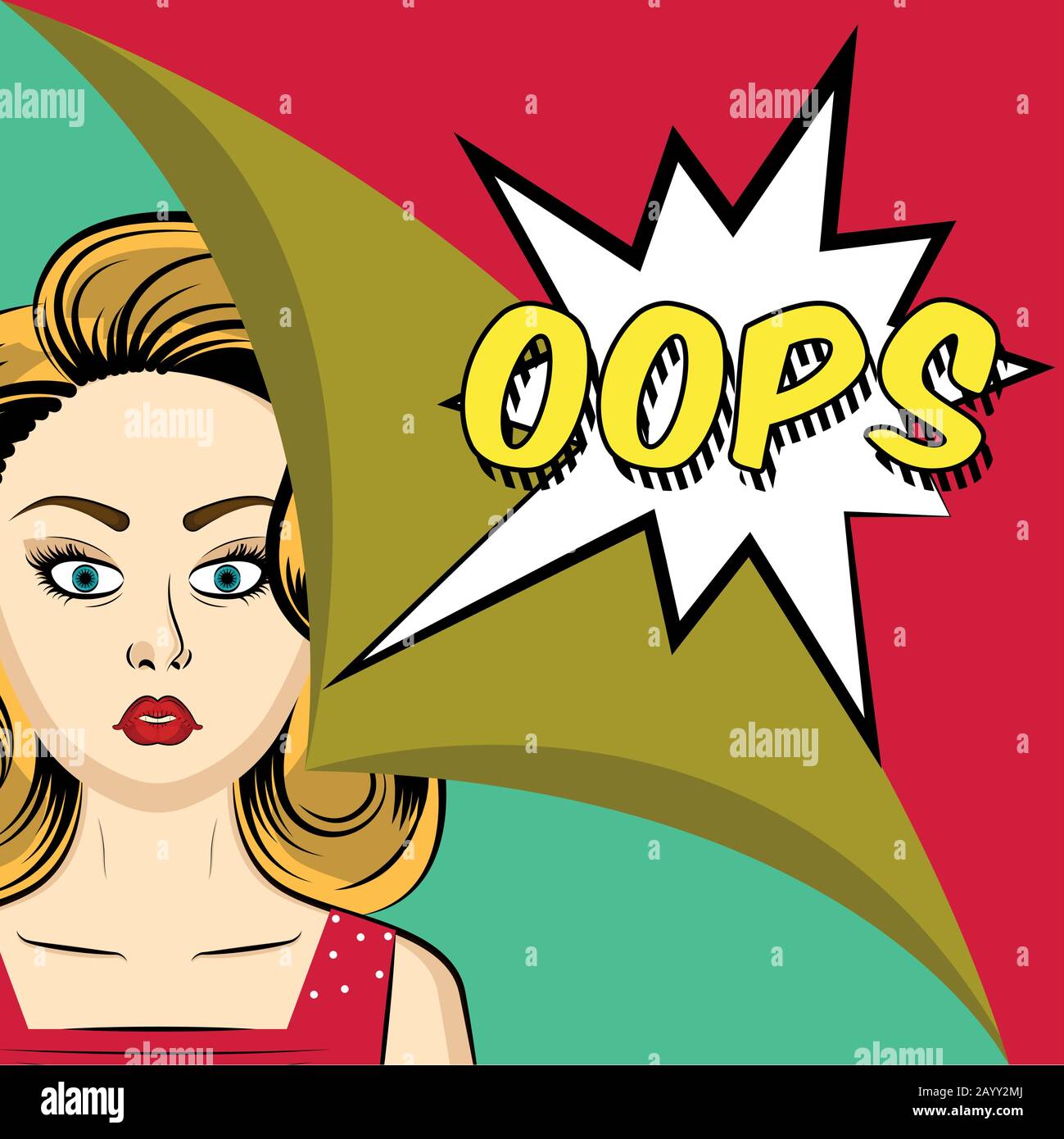 Pop art illustration Stock Vector Image & Art - Alamy