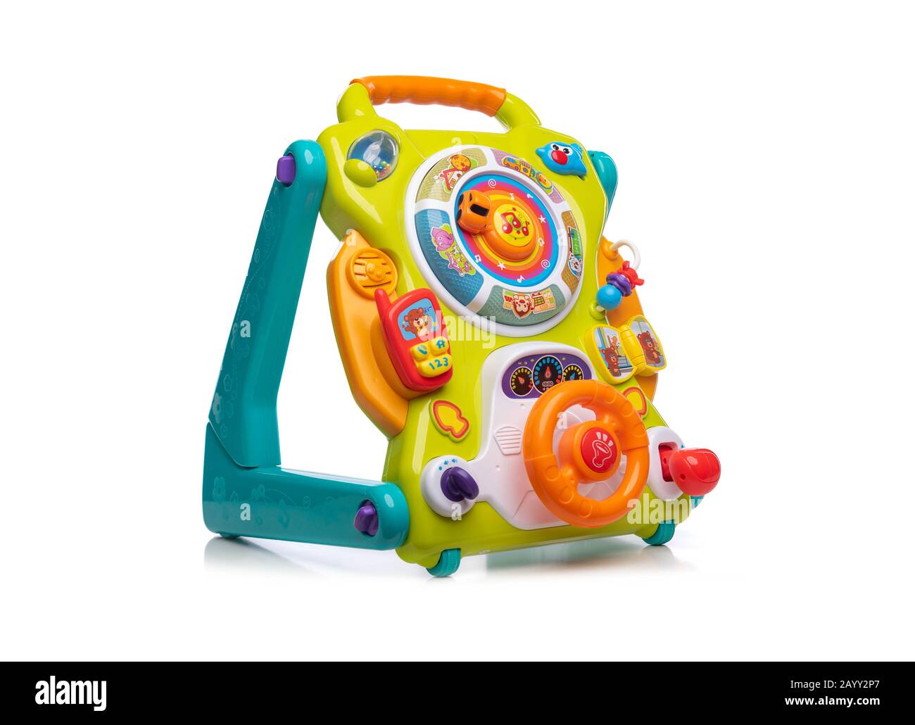 Baby walker isolated Stock Photo - Alamy