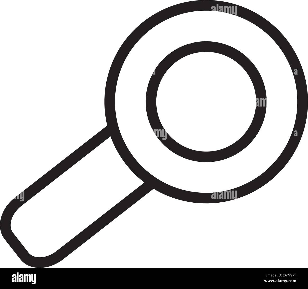 Lupe line style icon design, Social media multimedia communication digital marketing internet ...