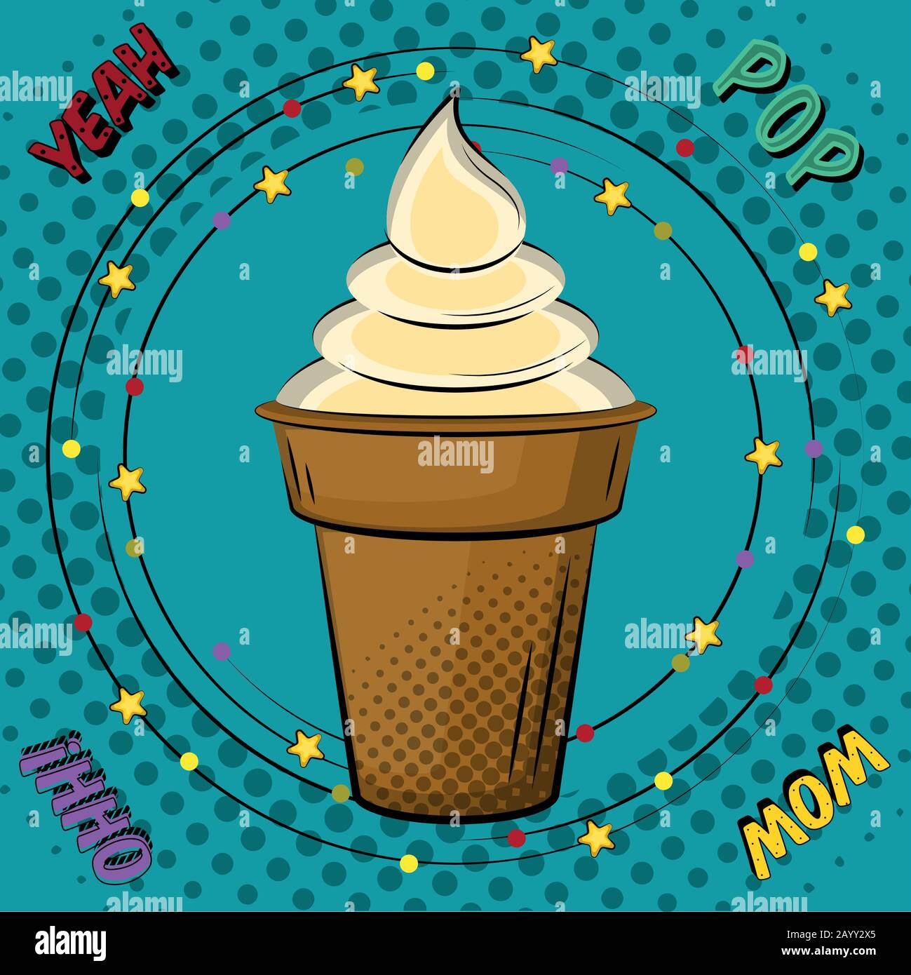 Pop art illustration Stock Vector Image & Art - Alamy